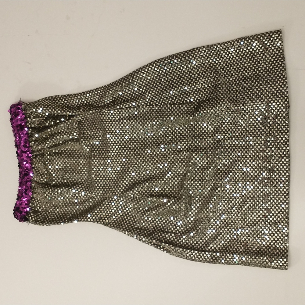 Sexy Sparkly Costume Mini Dress Club Dancer Vamp Stre… - Gem